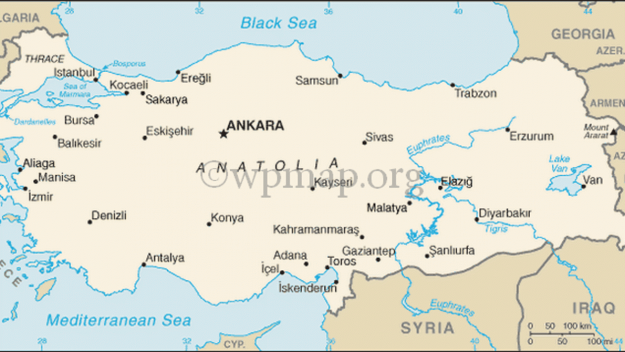 Anatolian Plateau Map Location